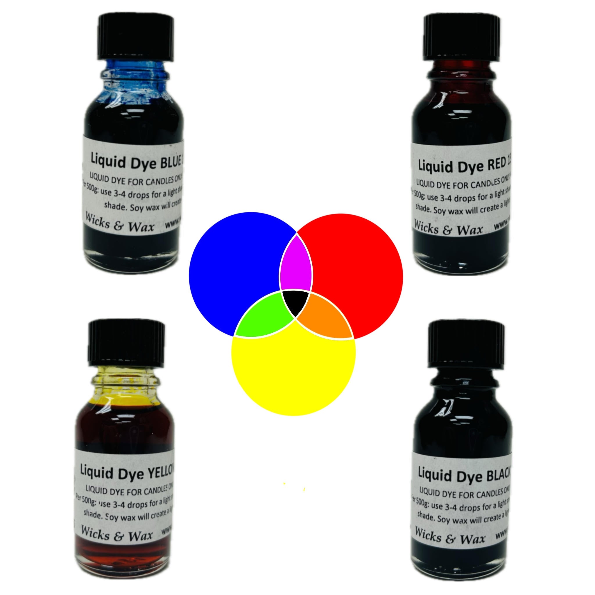 Liquid Dye – Wicks & Wax